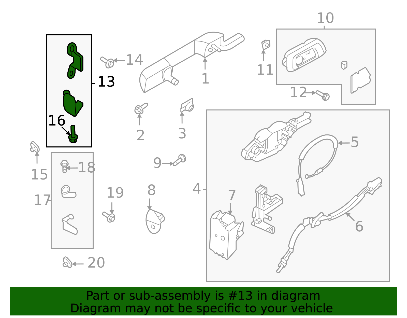 2022-2024 Ford Bronco Upper Hinge N2DZ-7826800-A | OEM Parts Online