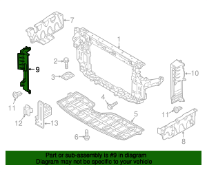 29134-A9000 - Air Deflector 2015-2021 Kia Sedona | Kia.Parts Store