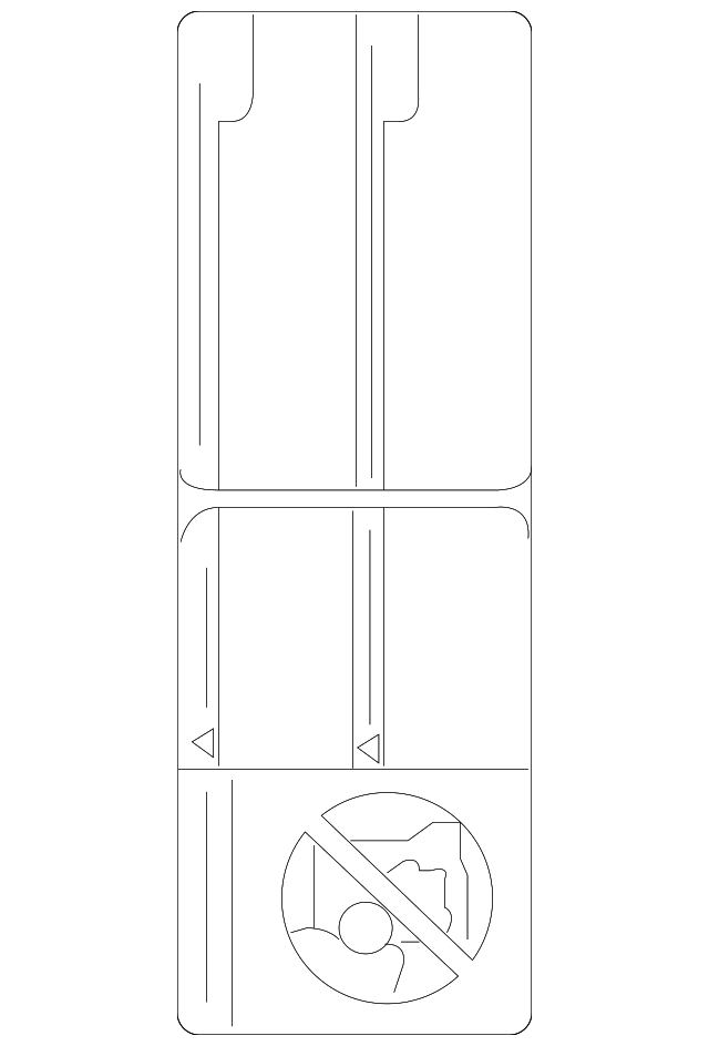 2013-2024 Subaru Air Bag Label 98281CA000 | Subaru Parts Store