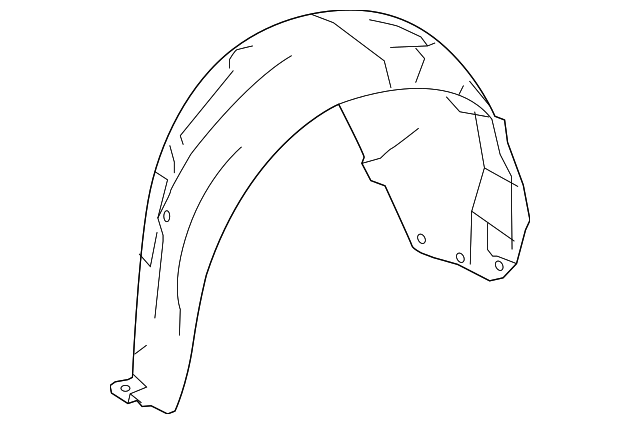 217-690-39-01 - Wheelhouse Liner 2017-2021 Mercedes-Benz | Mercedes ...