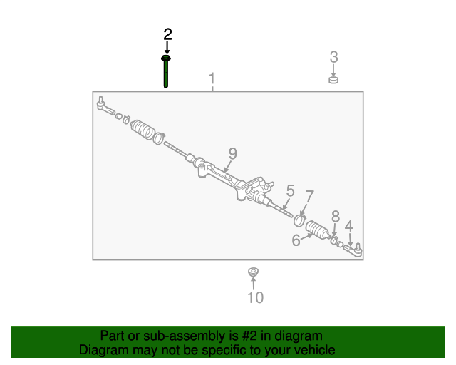 90119-A0135 - Bolt, With Washer - 2003-2021 Toyota | OEM Genuine Toyota ...