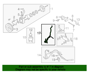 2010-2020 Nissan 370Z Power Steering Return Hose 49721-JJ50A | My ...