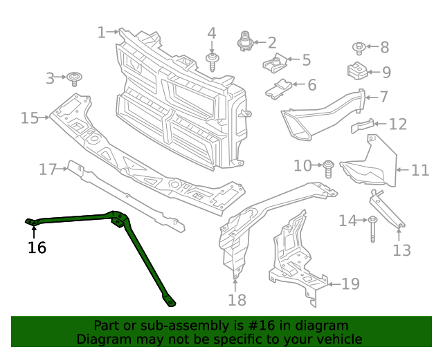 Genuine BMW 51-64-7-434-550 | Support Brace | FREE Shipping on Most ...