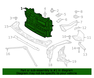 51748069176 - 2018-2023 BMW X2 Cooling Duct (51-74-8-069-176) | BMW of ...