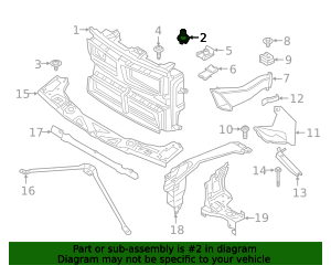 Genuine BMW 51-76-7-348-351 | Cooling Duct Buffer | FREE Shipping on ...