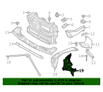 51647342502 - 2016-2022 BMW Headlamp Mounting (51-64-7-342-502) | BMW ...