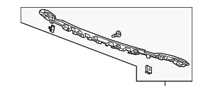 2015-2019 Chevrolet Corvette Jet Black Roof Front Header Garnish ...