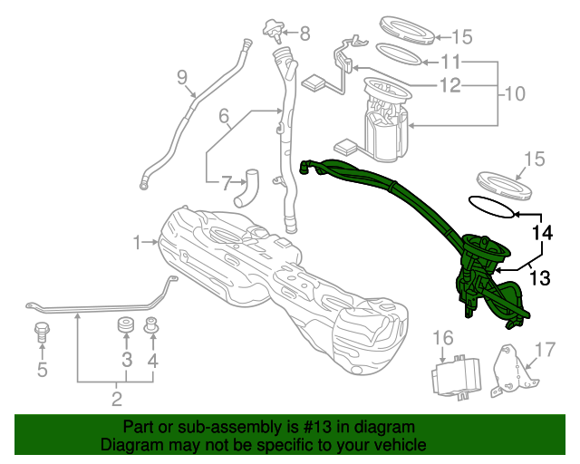16-11-7-313-791 - Fuel Filter - 2012-2015 BMW | BMWPartsHub