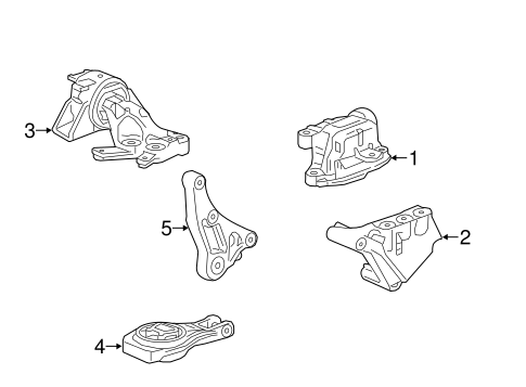 Engine & Trans Mounting for 2014 Buick Encore | OEM Parts Online