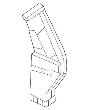 2020-2023 Mercedes-Benz Lower Duct 167-831-73-00 | MB OEM Parts
