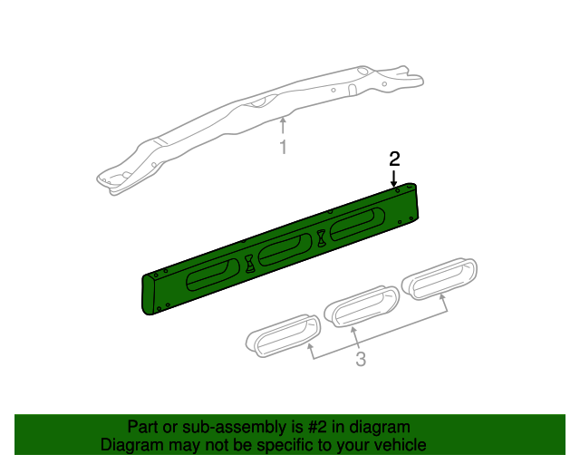 2002-2009 Dodge Lower Tie Bar 55276096AE | TascaParts.com