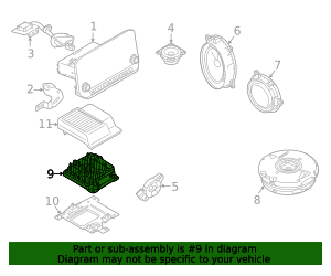 28061-6RA2A - Amplifier 2021-2022 Nissan Rogue | Nissan Parts ...