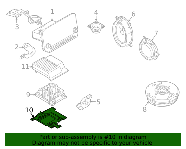 28070-6RA2B - Bracket 2021-2023 Nissan Rogue | Nissan Parts ...
