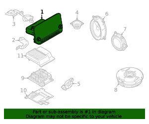 2024-2025 Nissan Rogue Display Unit 2591A-4MT0A | Nissan Parts Central