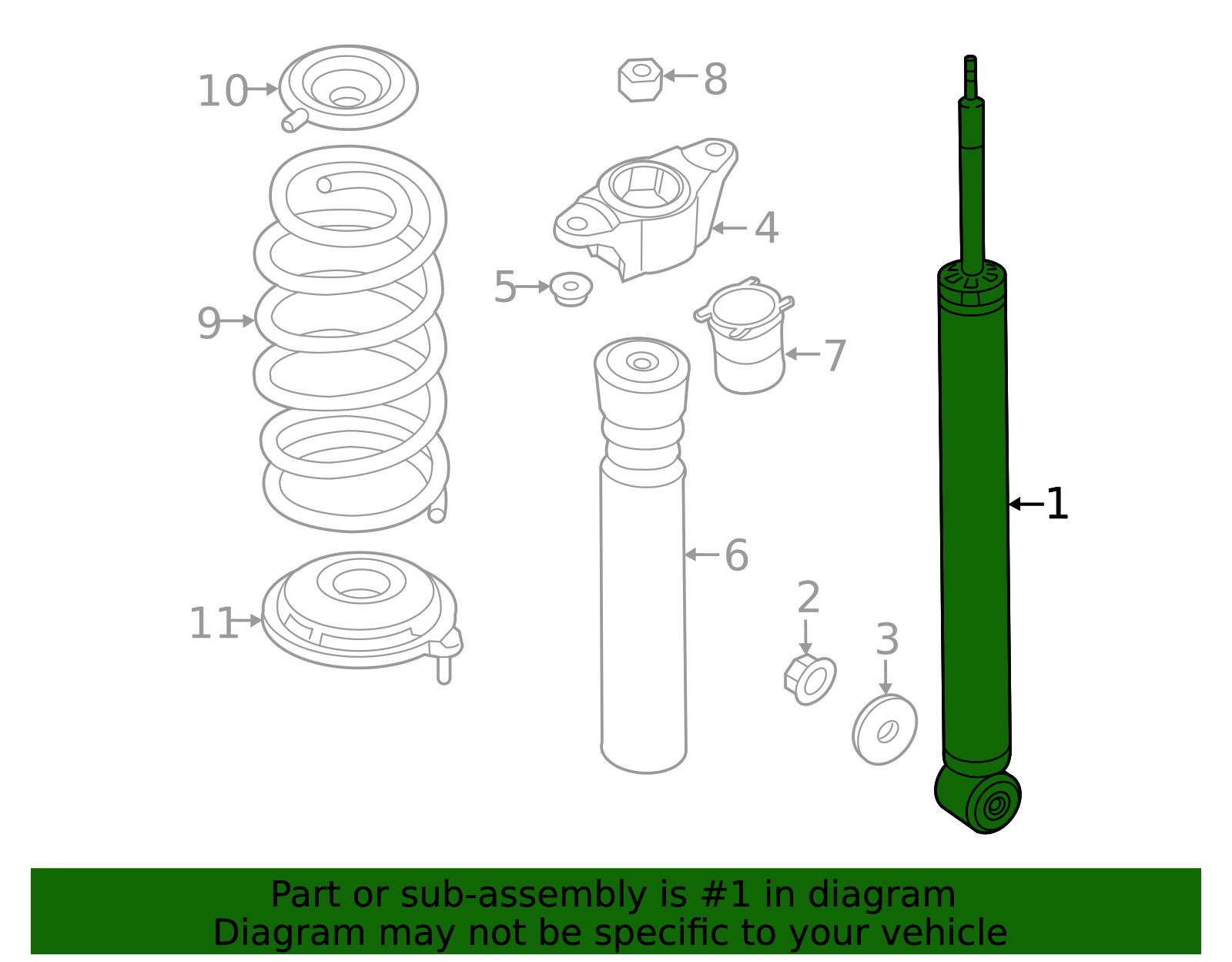 KPG1-28-700 - 2022-2024 Mazda CX-5 - Shock Absorber | Mazda Parts Factor