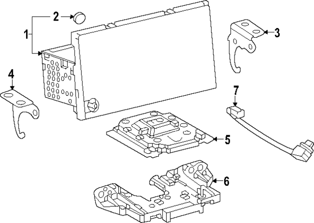 2023-2024 Toyota Antenna Cable 86101-4E090 | Toyota Parts Center