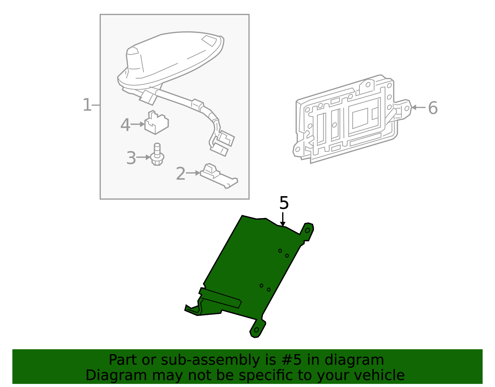 39886-TGS-A31 - 2022-2025 Honda Passport - Amplifier | Genuine Honda Parts