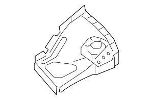 2010-2020 GM Passenger Side Front Wheelhouse Front Panel 22833313 ...