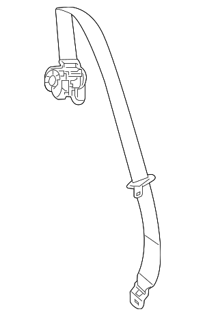 2021-2024 GM Seat Belt Lap And Shoulder Belt 86792890 GM ...