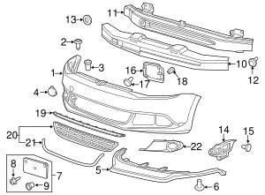 2012-2015 Volkswagen Jetta Bumper Cover 5C6-807-217-J-GRU | QuirkParts