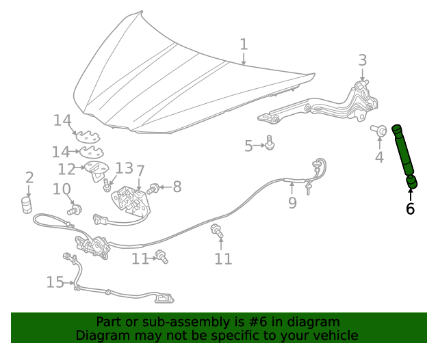 F (S)Strut 85622331 GM | GMPartsDirect.com