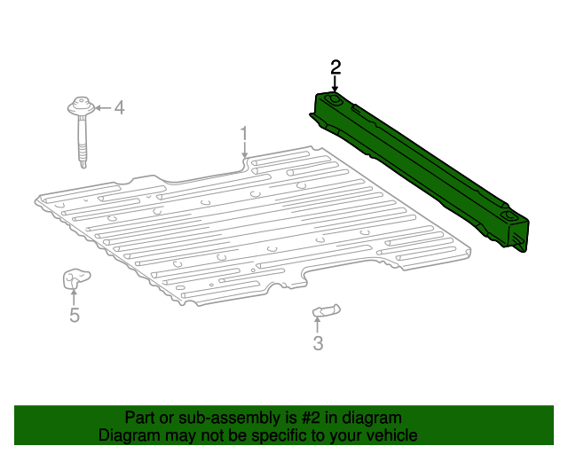 2000-2006 Toyota Tundra Rear Sill 65240-0C010 | Toyota Parts Center