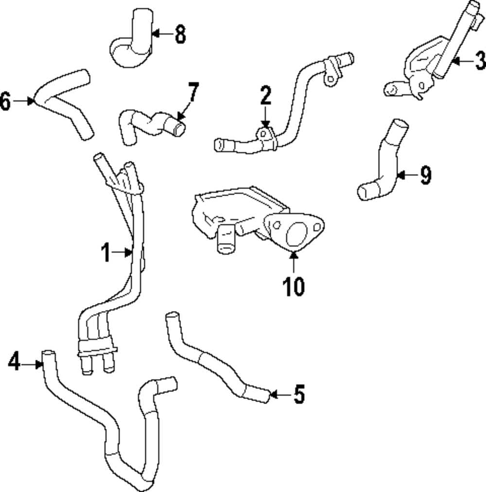 16281-70120 - 2022-2024 Toyota - By-Pass Hose | Sparks Parts