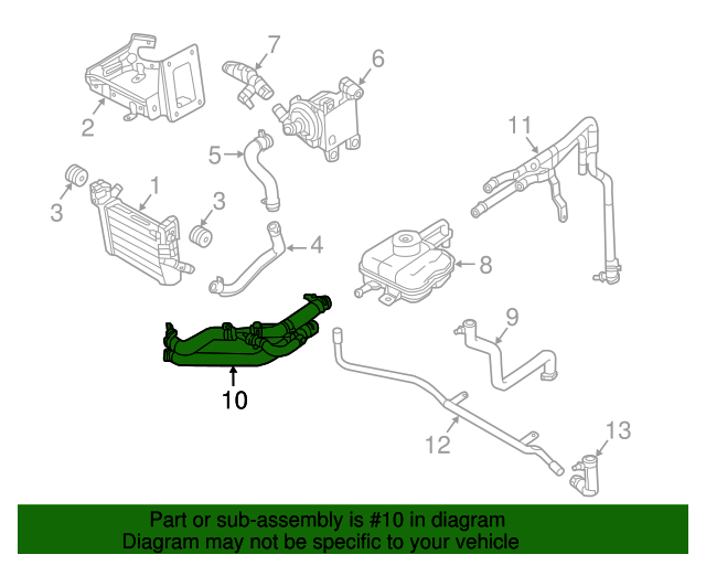 2015-2023 Dodge Hose 68230027AG | TascaParts.com