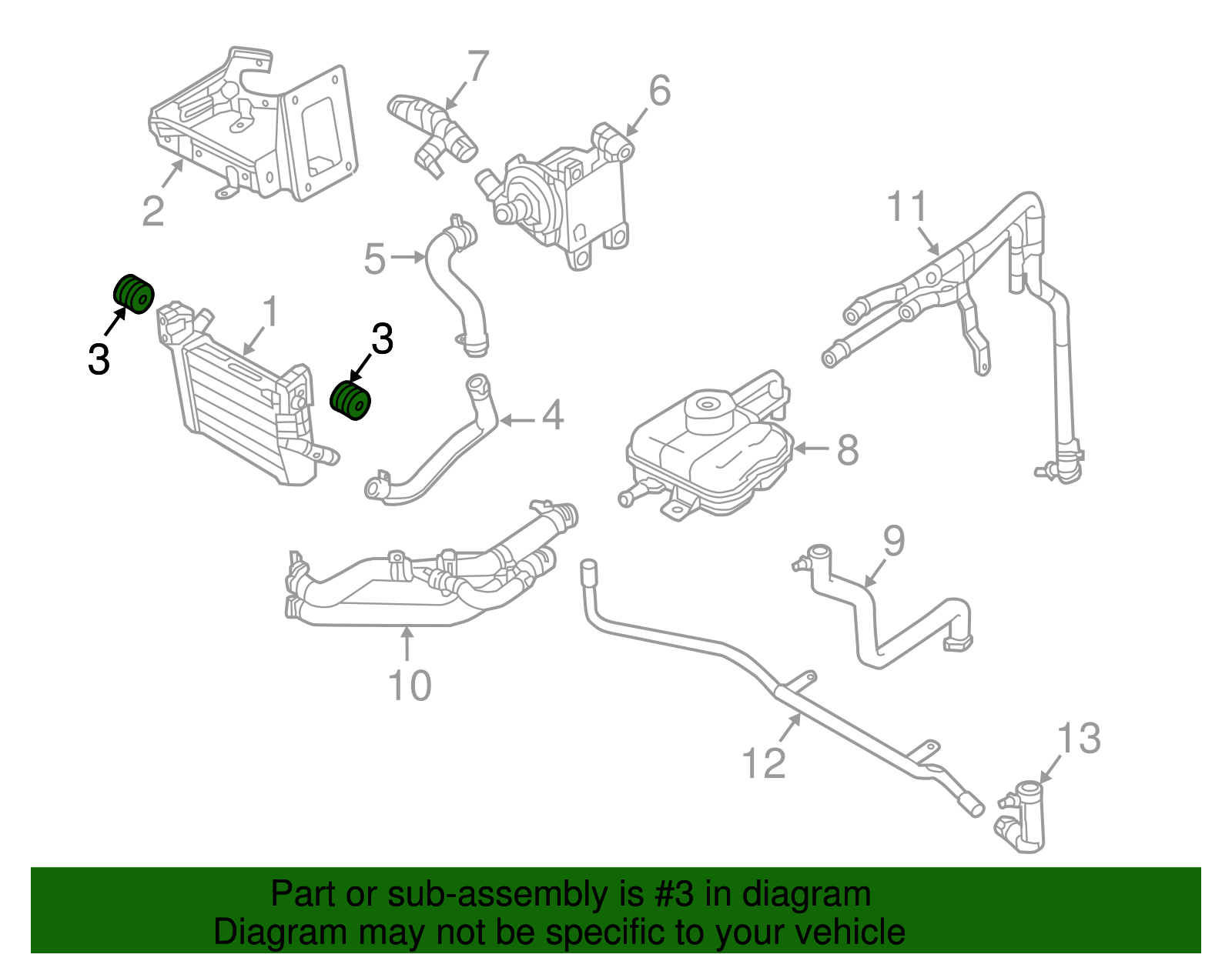 1999-2024 Mopar Isolator 52079419 | Mopar Parts Canada