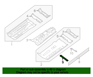 2013-2018 Nissan Stay Bracket 74871-JA000 | TascaParts.com