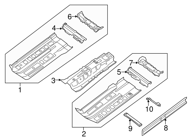 2015-2017 Nissan Front Extension - Driver's Side (LH) G5171-3TAMD ...