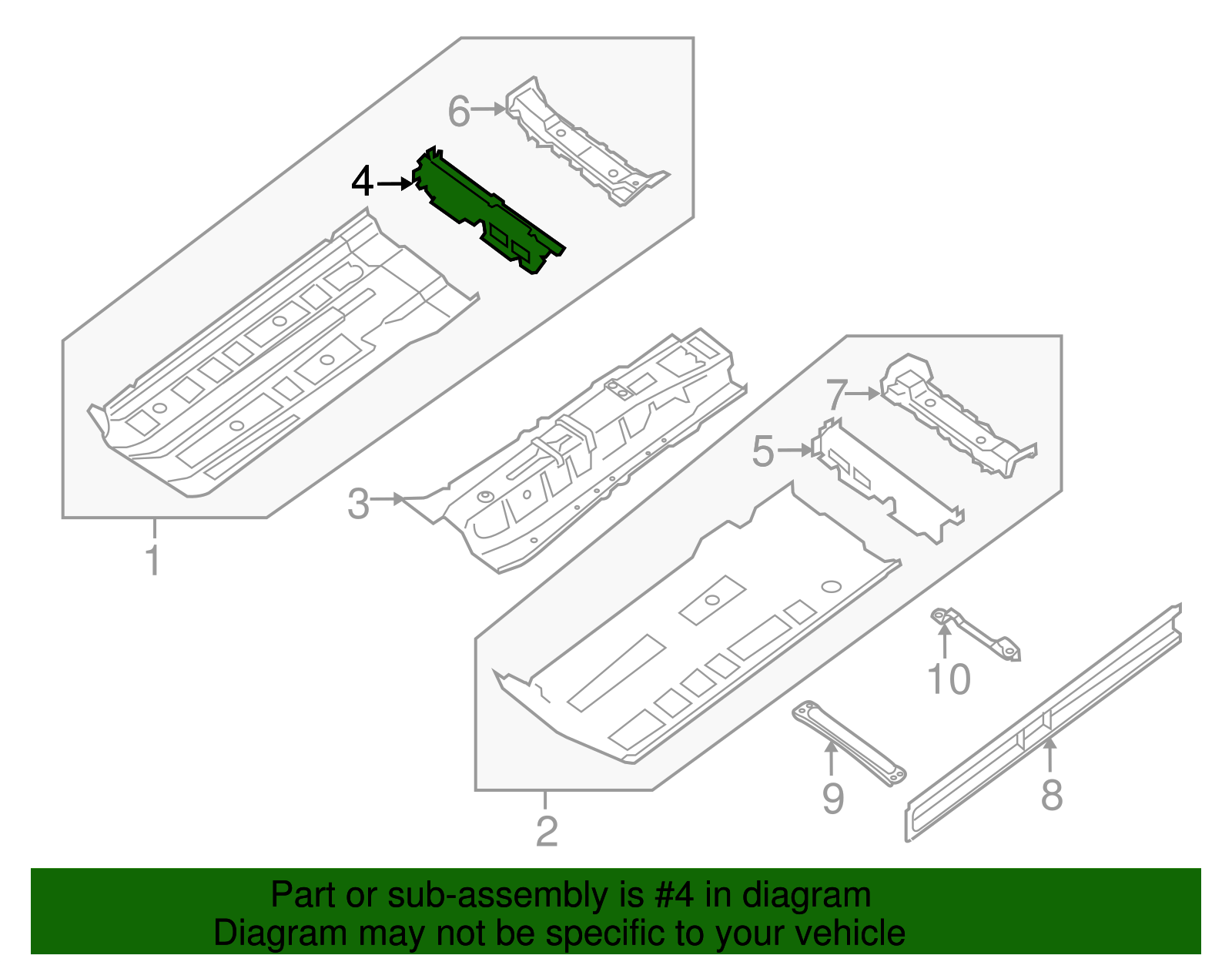 G4330-3TAMA - 2013-2018 Nissan Altima - Cross-Member | Anicra Nissan Parts