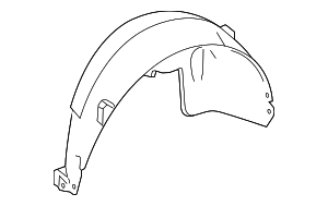 292-690-34-00-64 - Wheelhouse Liner 2016-2019 Mercedes-Benz | Mercedes ...