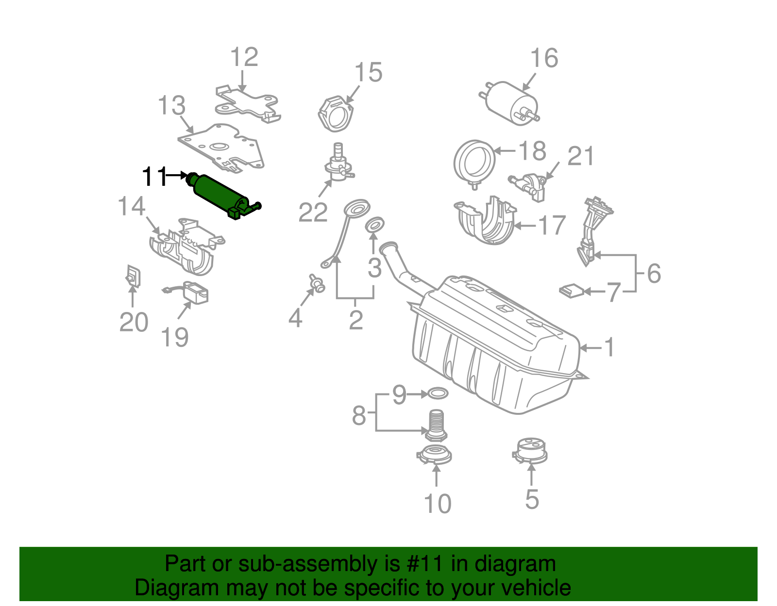2003-2012 Mercedes-Benz Fuel Pump 001-470-65-94 | Retail Performance ...