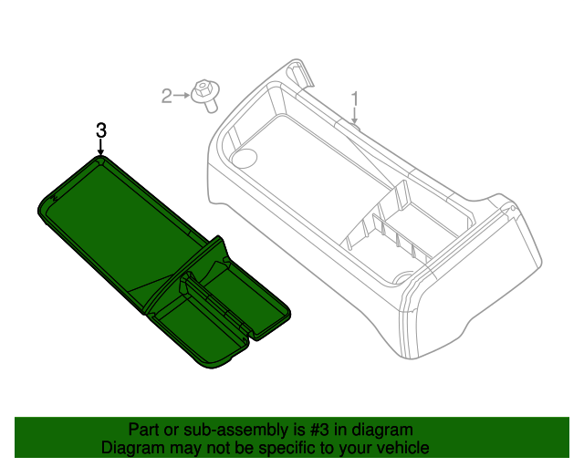 2013-2021 Ram Console Mat 1RT53DX9AA | TascaParts.com