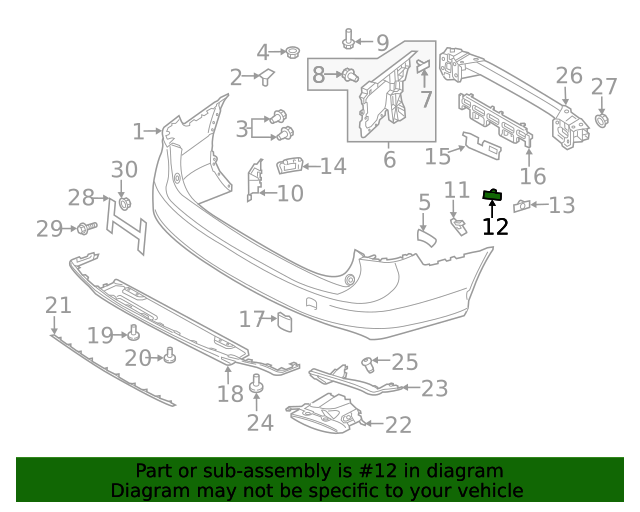 2017-2021 Volvo Upper Retainer 32274079 | TascaParts.com