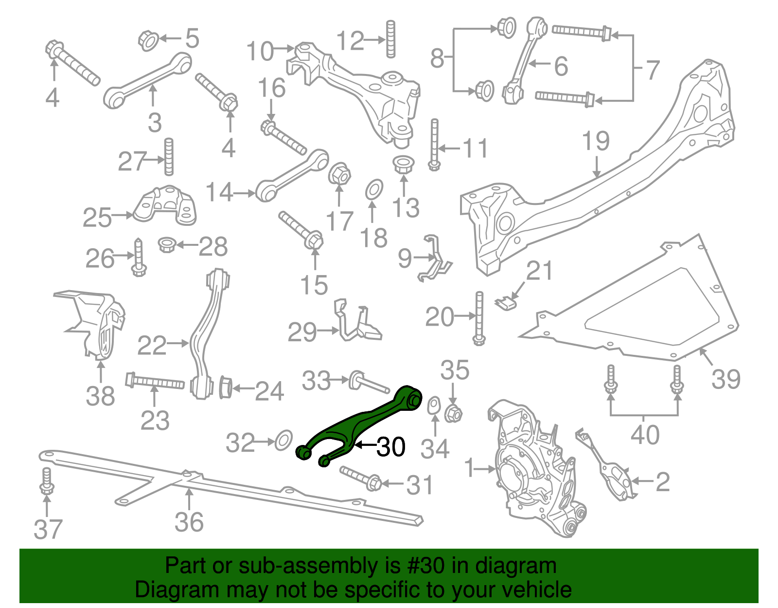 2012-2024 Porsche 911 Rear Lower Control Arm 9P1-505-311 | OEM Parts Online