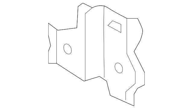 53293-04010 - Radiator Support Air Deflector (Right) - 2016-2020 Toyota ...