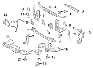 53209-04030 - Hood Latch Support - 2016-2020 Toyota Tacoma | OEM ...