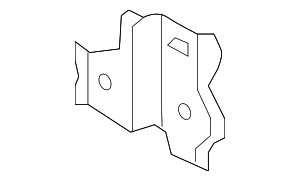 2016-2020 Toyota Tacoma Radiator Support Air Deflector (Left) 53294 ...