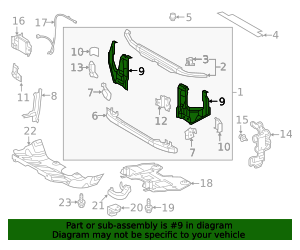 2005-2023 Toyota Tacoma Side Panel 53029-04010 | Toyota Parts Center
