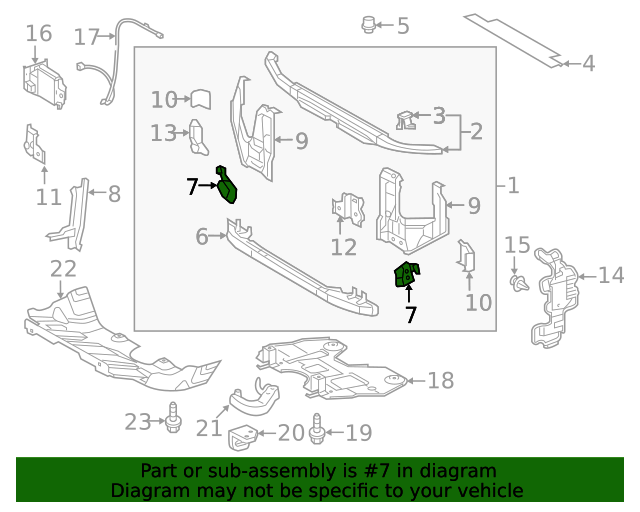 Toyota Lower Tie Bar End Piece Part# 5716704010 | Toyota Of Colorado ...