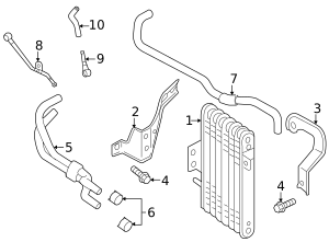 2024 Mitsubishi Outlander Sport Connector Hose 21631W110P | Mitsubishi ...