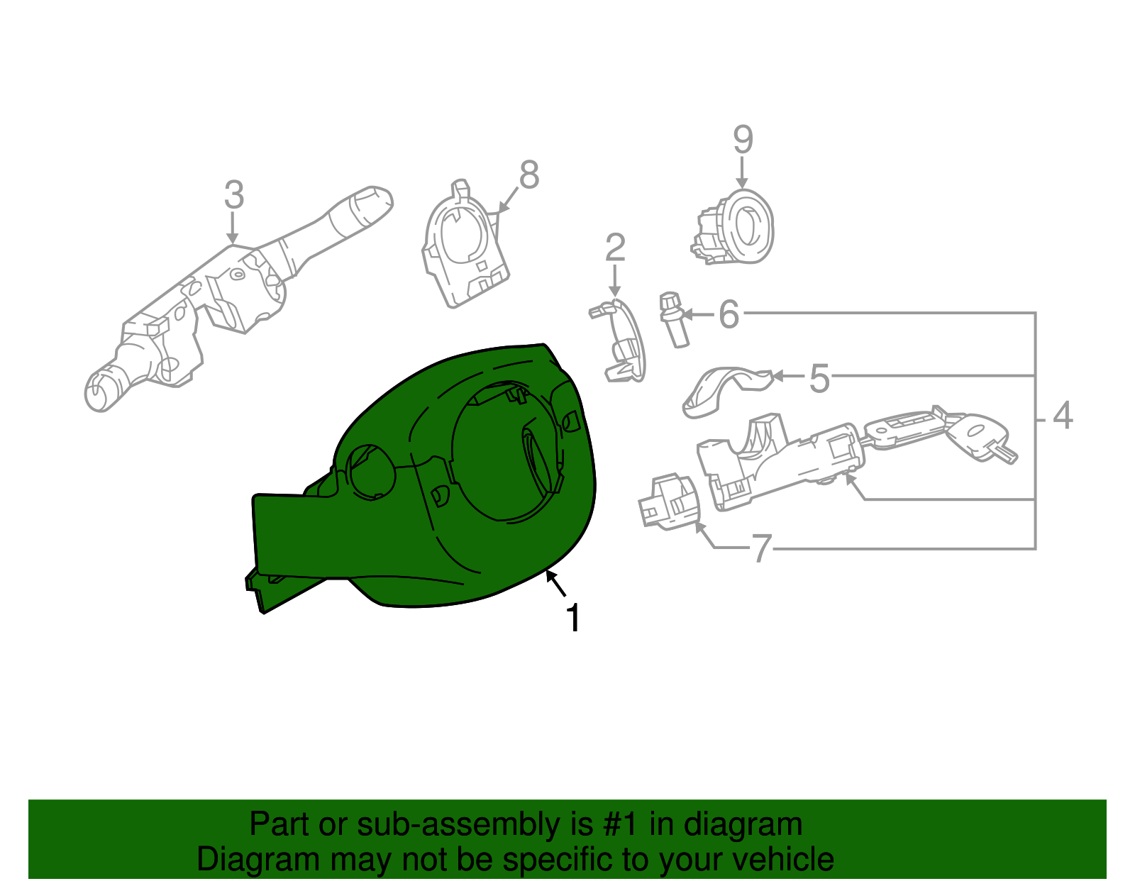 2020-2023 Nissan Column Cover 48470-6MR0A | Ziegler Nissan of Orland Park