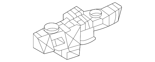 80A-807-283-A - Bumper Cover Support Rail 2018-2024 Audi ...
