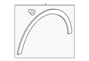 2022-2023 Chevrolet Bolt EUV Black Front Driver Side Wheel Opening ...