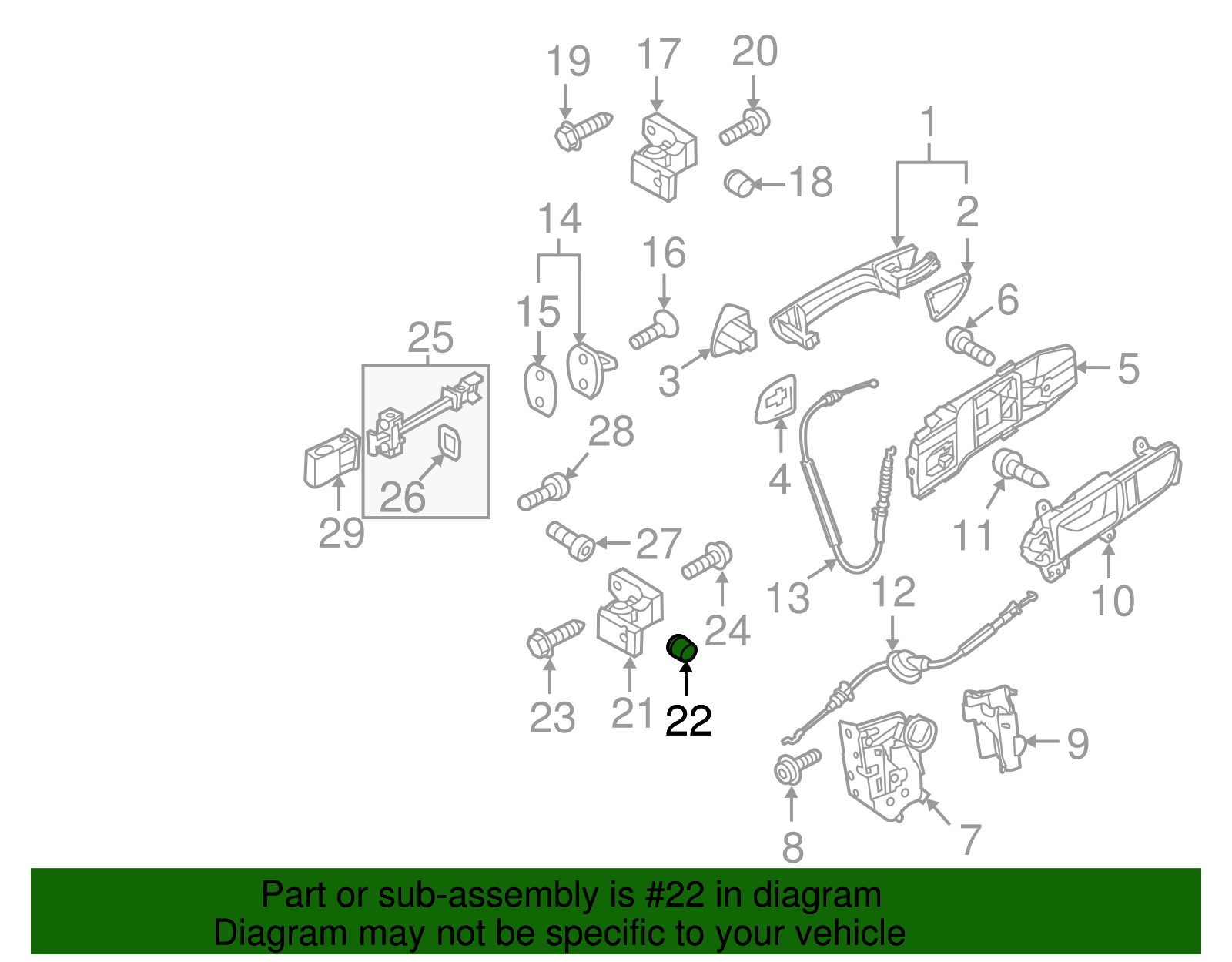 2011-2024 Volkswagen Upper Hinge Dust Cap 8T0-837-947 | OEM VW Parts Haus