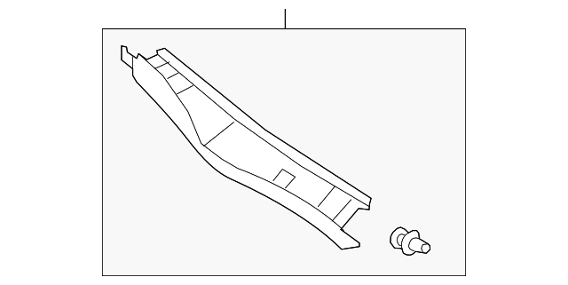 7224A311XA Side Gate Trim 2022-2024 Mitsubishi | Mitsubishi Factory Parts