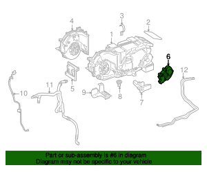 2010-2021 Mercedes-Benz HVAC Air Inlet Door Actuator 099-906-96-00 | MB ...