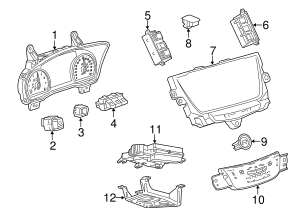 2022-2024 Cadillac XT5 Cluster 85620645 | QuirkParts